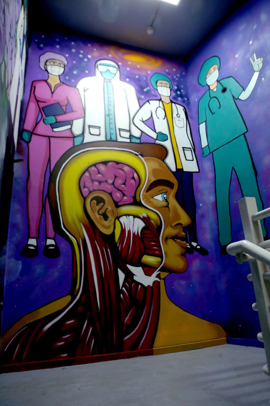 Facultad de Medicina inaugura mural “Gracias por tanto” en el Hospital ...