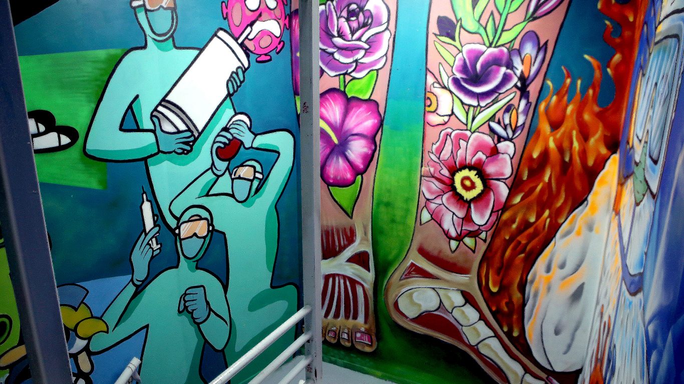 Facultad de Medicina inaugura mural “Gracias por tanto” en el Hospital ...