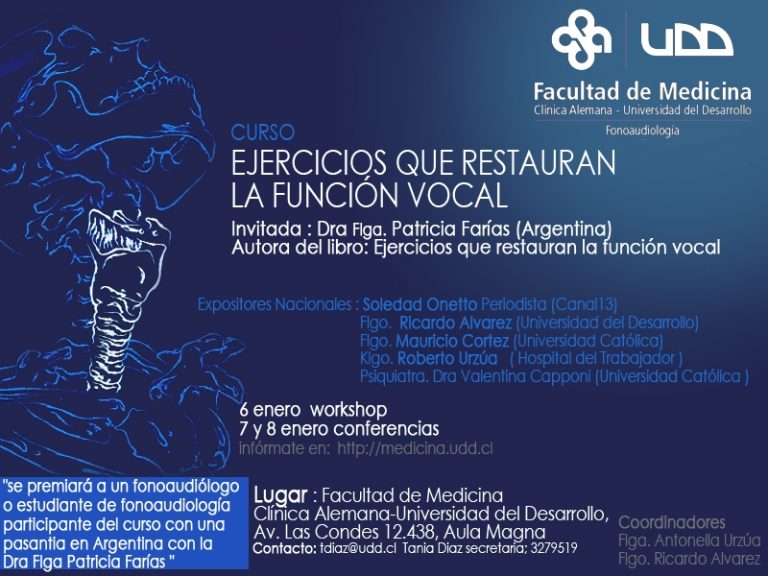 Curso: Ejercicios que restauran la función vocal - Fonoaudiología